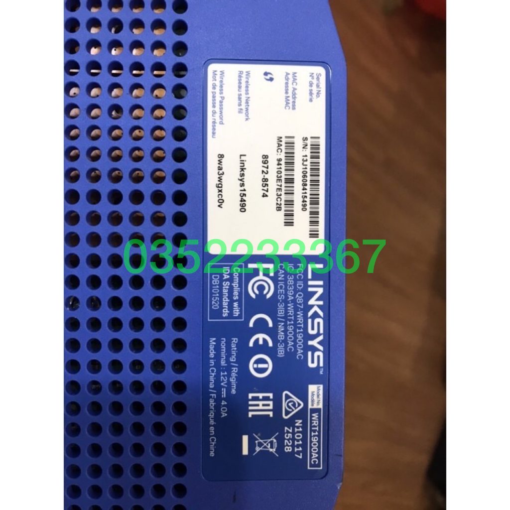 Router Wifi Linksys WRT1900AC V1, V2 - Xpenstore
