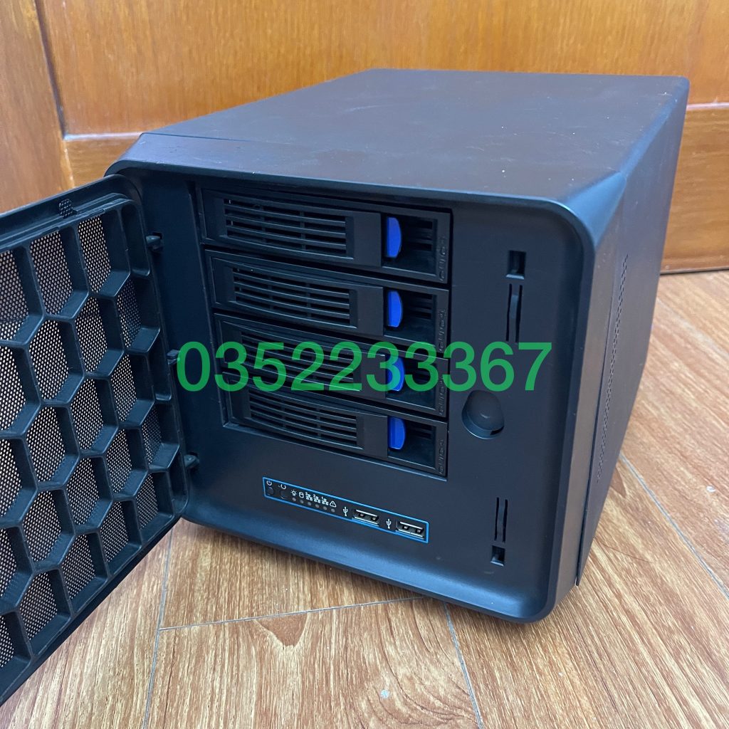 NAS4 J1900 CPU 4 lõi 2.0Ghz, LAN 1Gb Xpenology, DSM 7.2.1 (Bản có nắp đậy) - Xpenstore