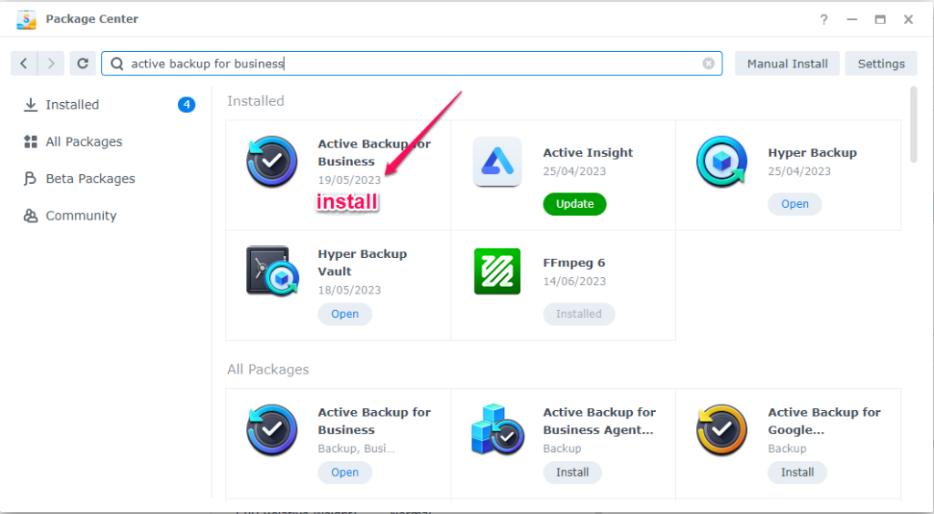 Hướng dẫn sao lưu Windows lên NAS bằng Active Backup for Business ...