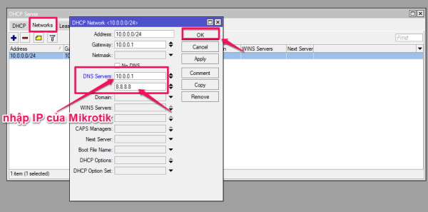 Hướng dẫn cấu hình Static DNS để sử dụng tên miền trong mạng LAN (Router Mikrotik) - Xpenstore