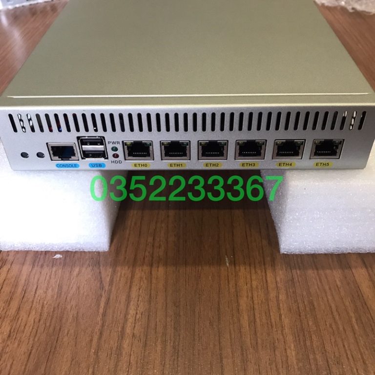 Router pfsense, router mikrotik, OpenWRT D525 6 port 1000Mbps - Xpenstore