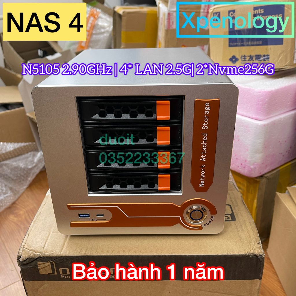 NAS4 N5105 J4125, 4LAN 2.5Gb, Xpenology, DS920+ DSM 7.2.1, Quickconnect - Xpenstore