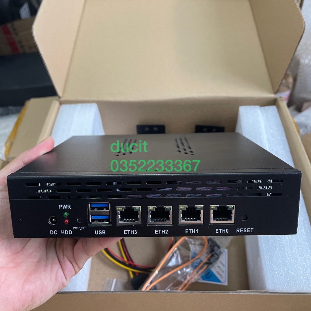 Router pfsense, mikrotik 4 port Gigabit, J1900, SSD 32G - Xpenstore