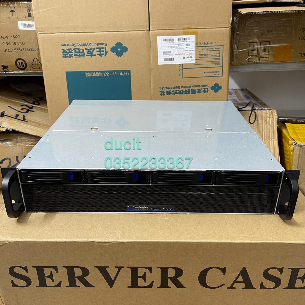 NAS4 Rack 2U Server N5105, J4125, 4*LAN 2.5Gb, Xpenology - Xpenstore