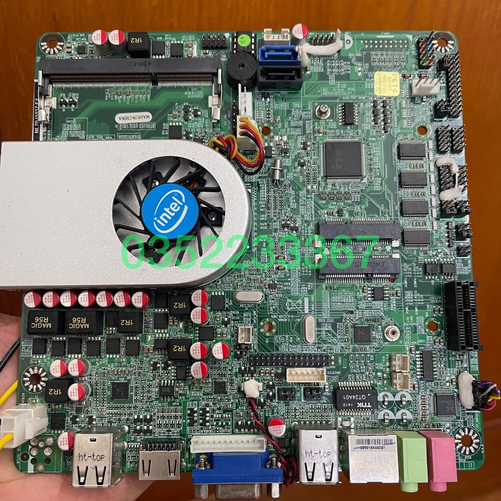Main ITX chíp dán CPU 1037U, PCIE x1 (17x17) - Xpenstore